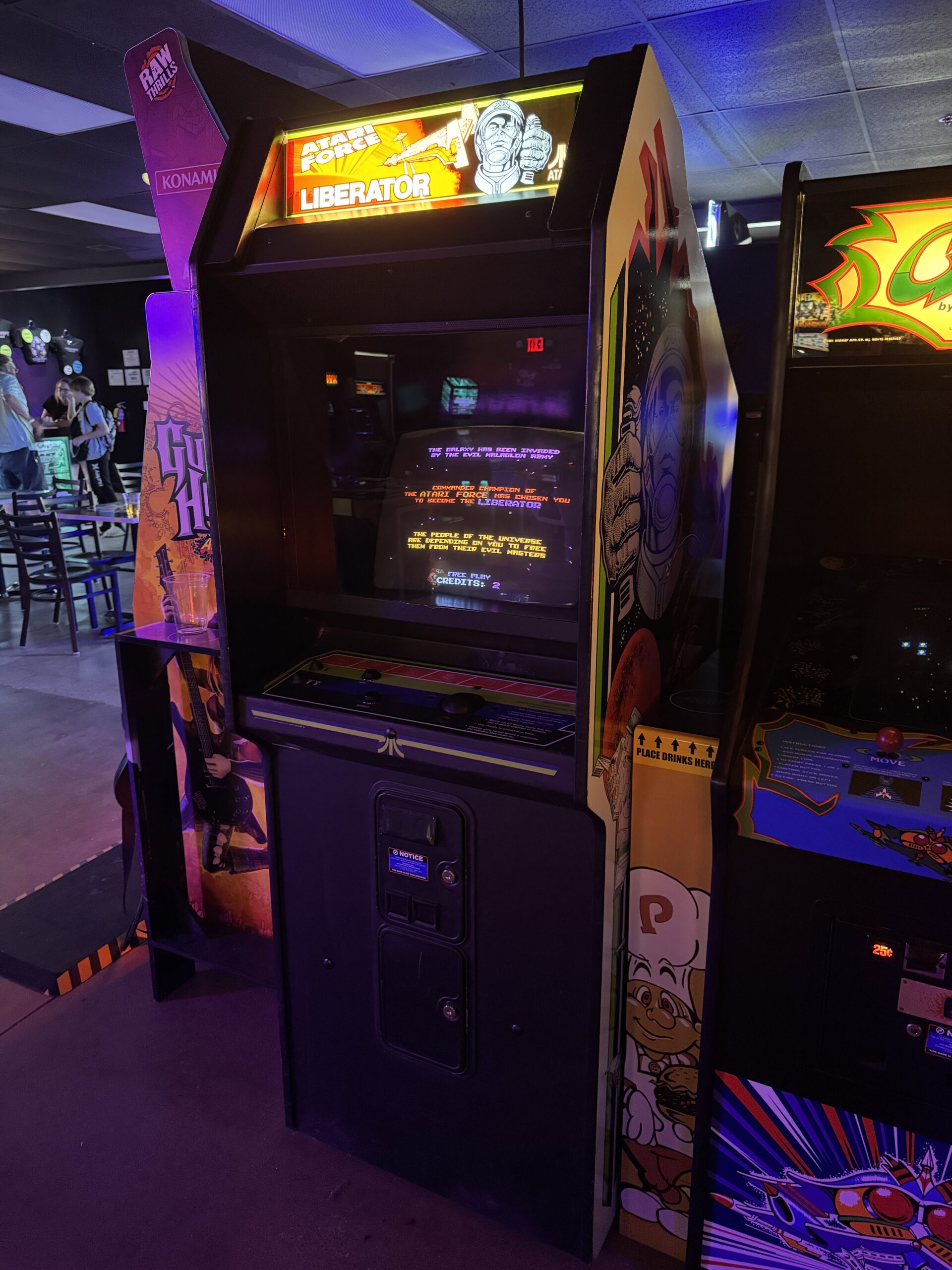 Defend the Galaxy: Play Atari Force Liberator at Time Rift Arcade ...