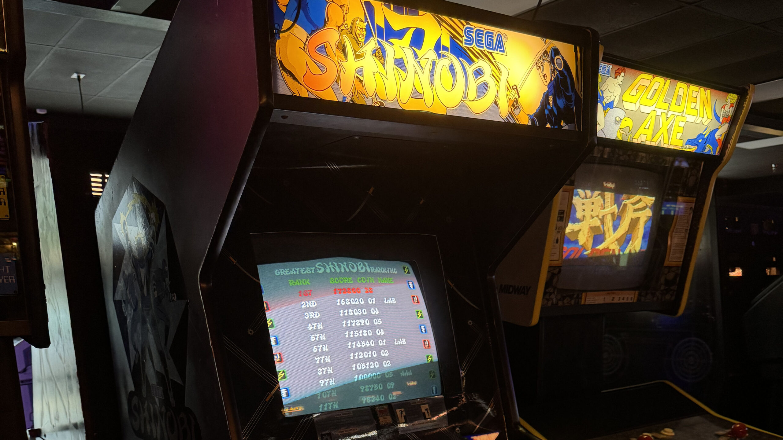 Ninja Action Awaits: Play Shinobi at Time Rift Arcade - Time Rift Arcade